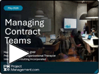 ProjectManagement.com - Project HEADWAY: Managing Contract Teams